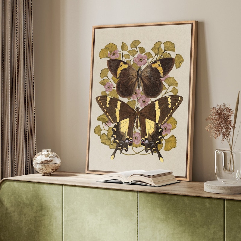 Botanical Canvas - Etsy