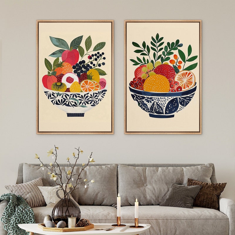 Fruit Kitchen Art - Etsy