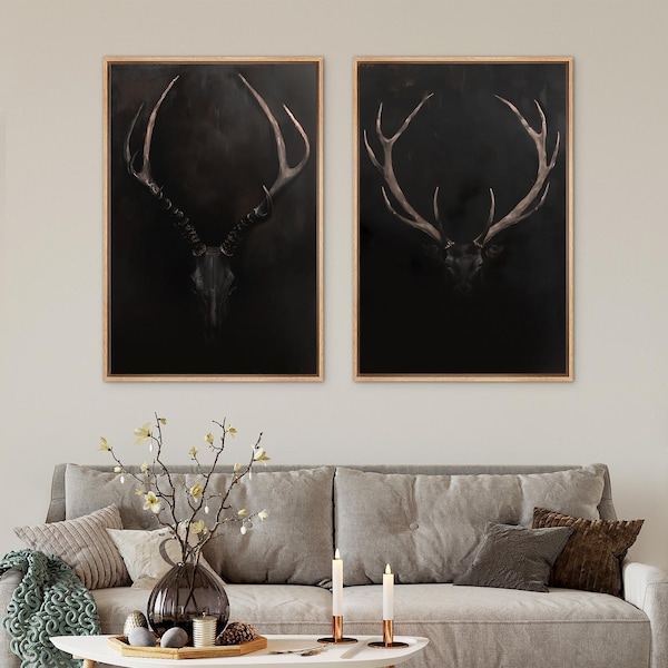 Gothic Deer Prints - Etsy