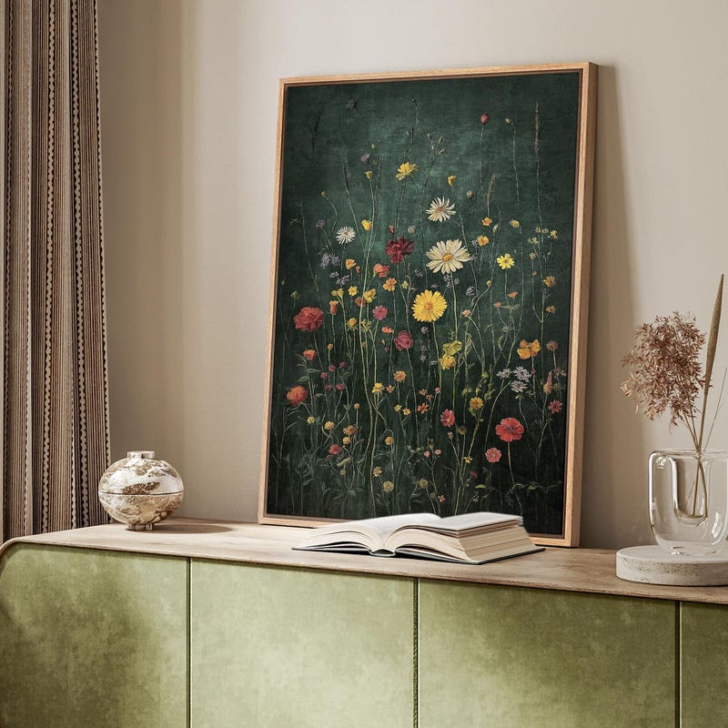 Botanical Canvas - Etsy