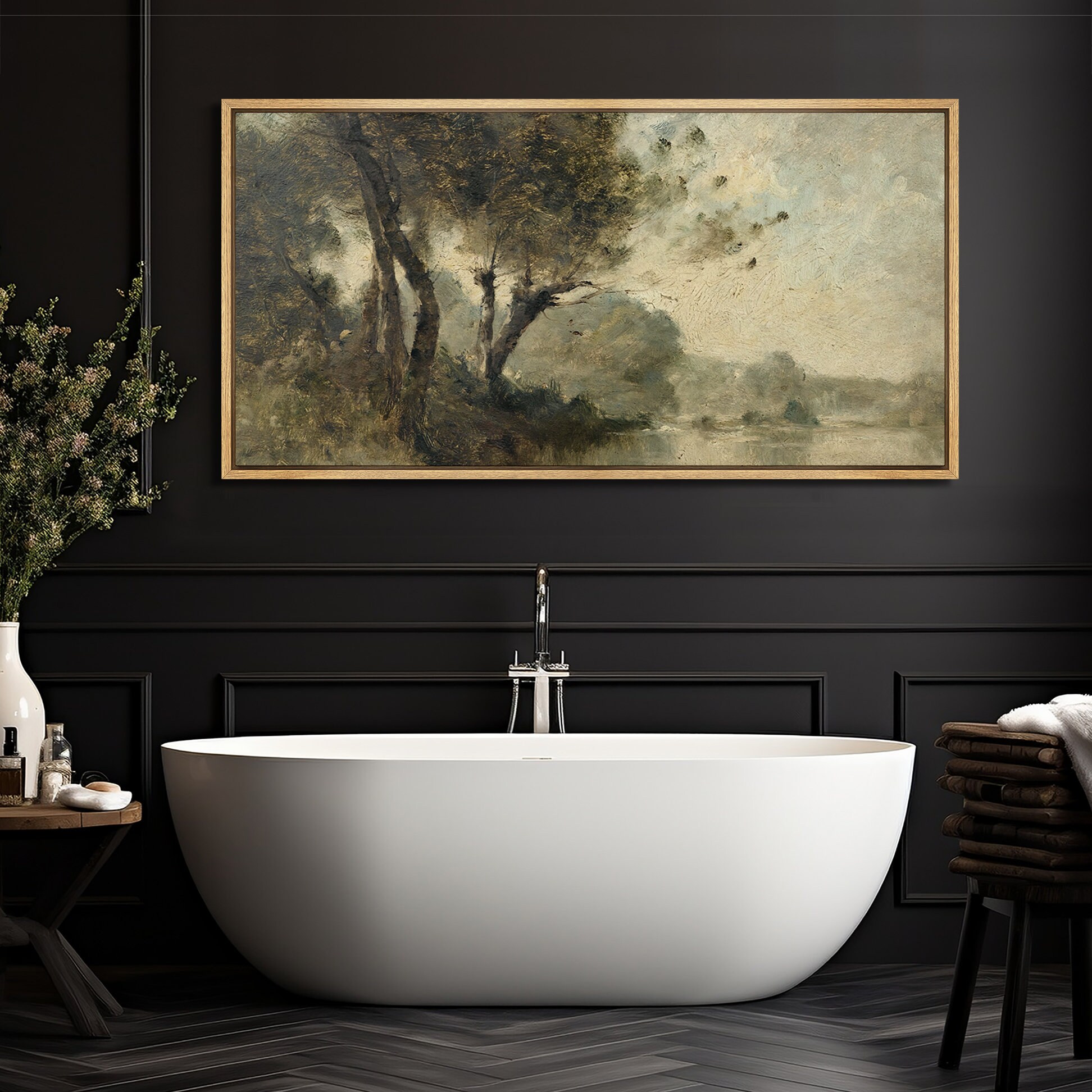 Large Wall Art, Panoramic Wall Art, Framed Canvas Print, Wide Wall Art ...