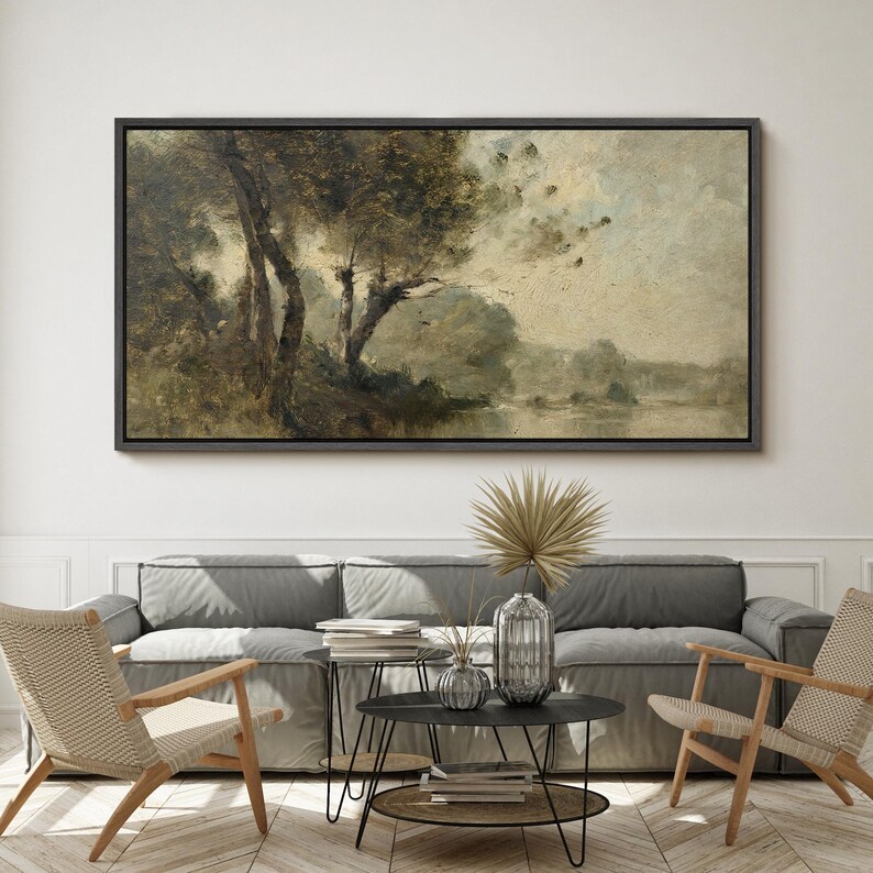 Large Wall Art, Panoramic Wall Art, Framed Canvas Print, Wide Wall Art ...