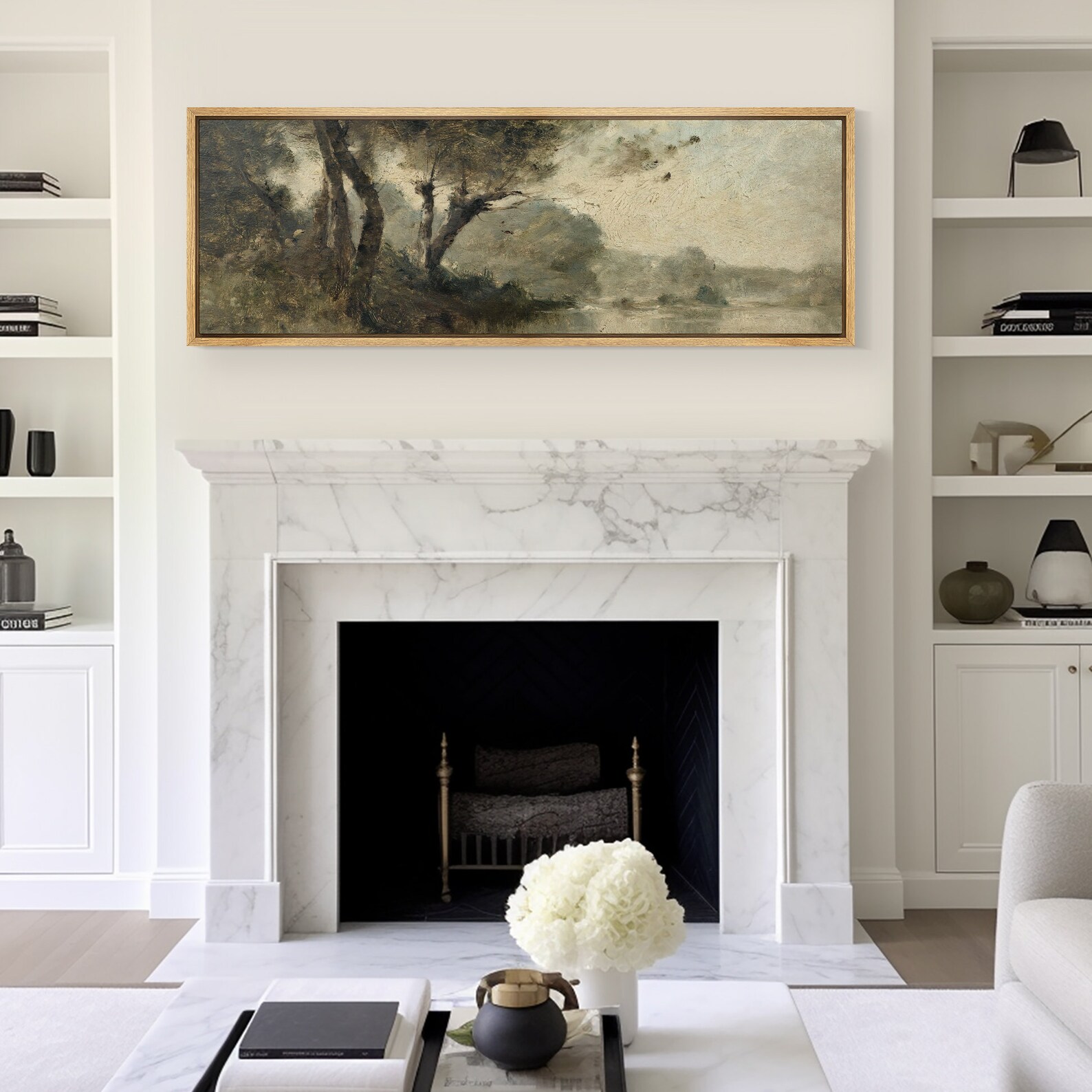 Large Wall Art, Panoramic Wall Art, Framed Canvas Print, Wide Wall Art ...