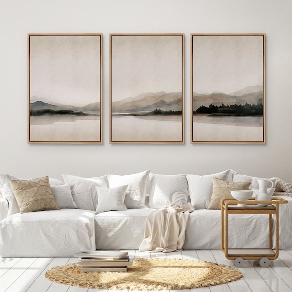 Three Panel Wall Art - Etsy