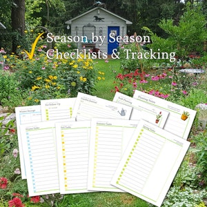 Printable Garden Planner & Notes, PDF Digital Download Gardening ...