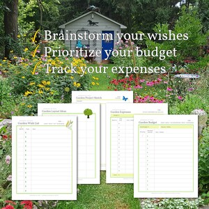 Printable Garden Planner & Notes, PDF Digital Download Gardening ...