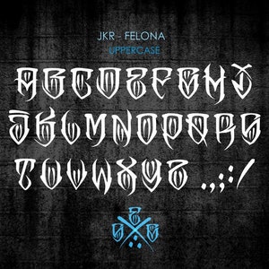 Felona Font, Chicano Font - Etsy