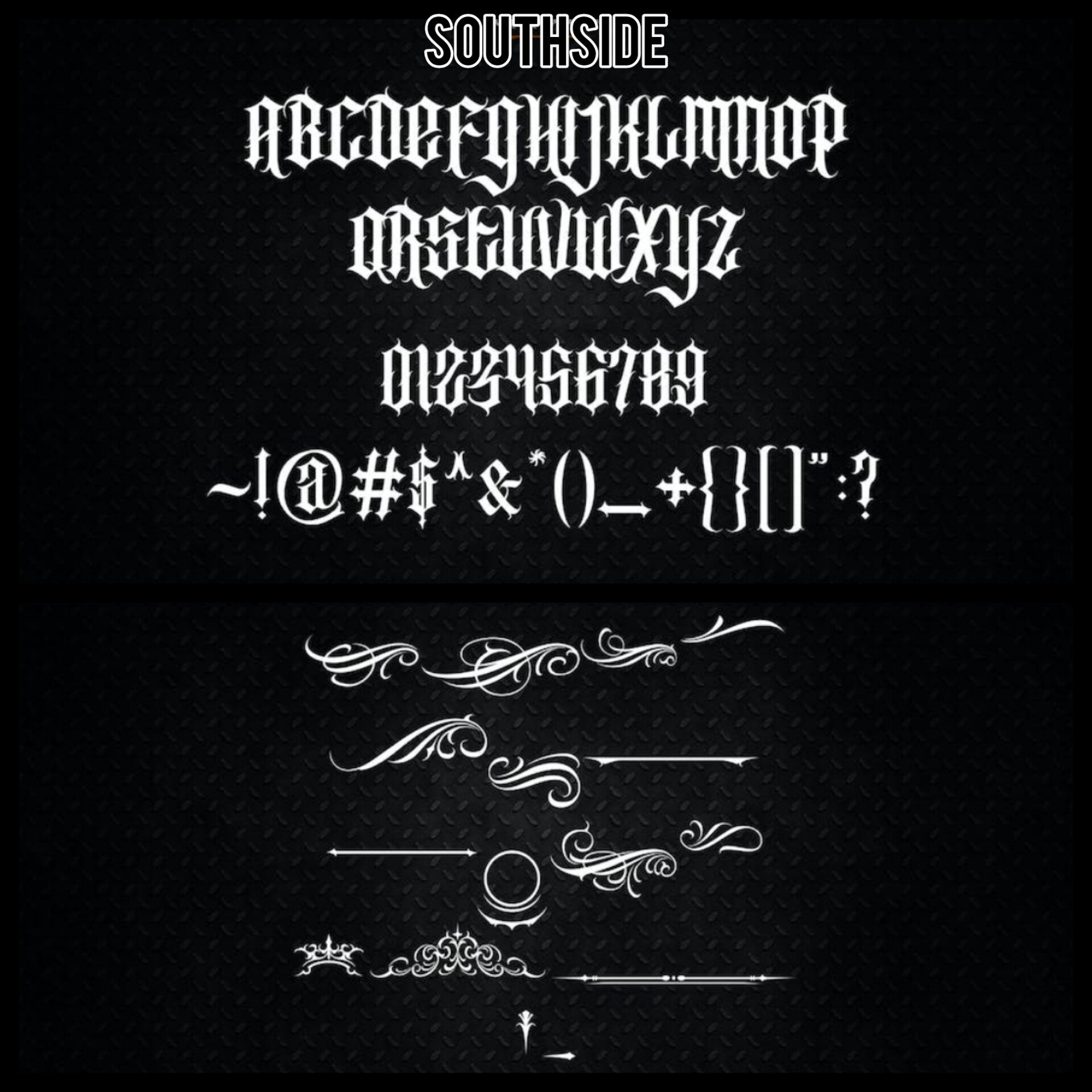 Aceking Font, Southside Font, Black Side Font, Cambridge Font, Snubhore ...