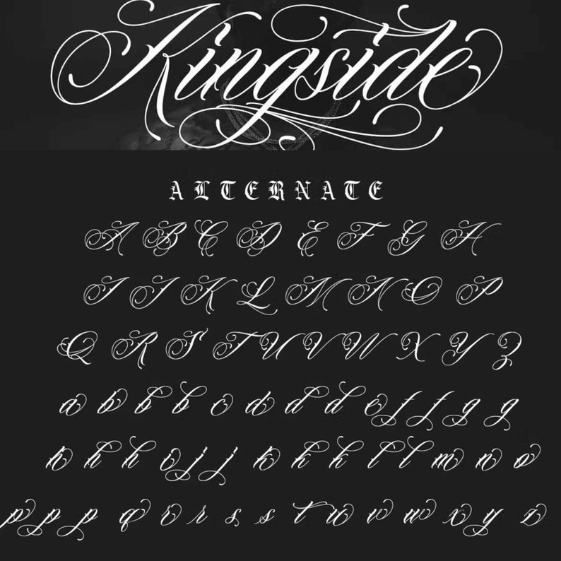 Chicano Font, Tattoo Font, Graffiti Font, Chicano Culture Font ...