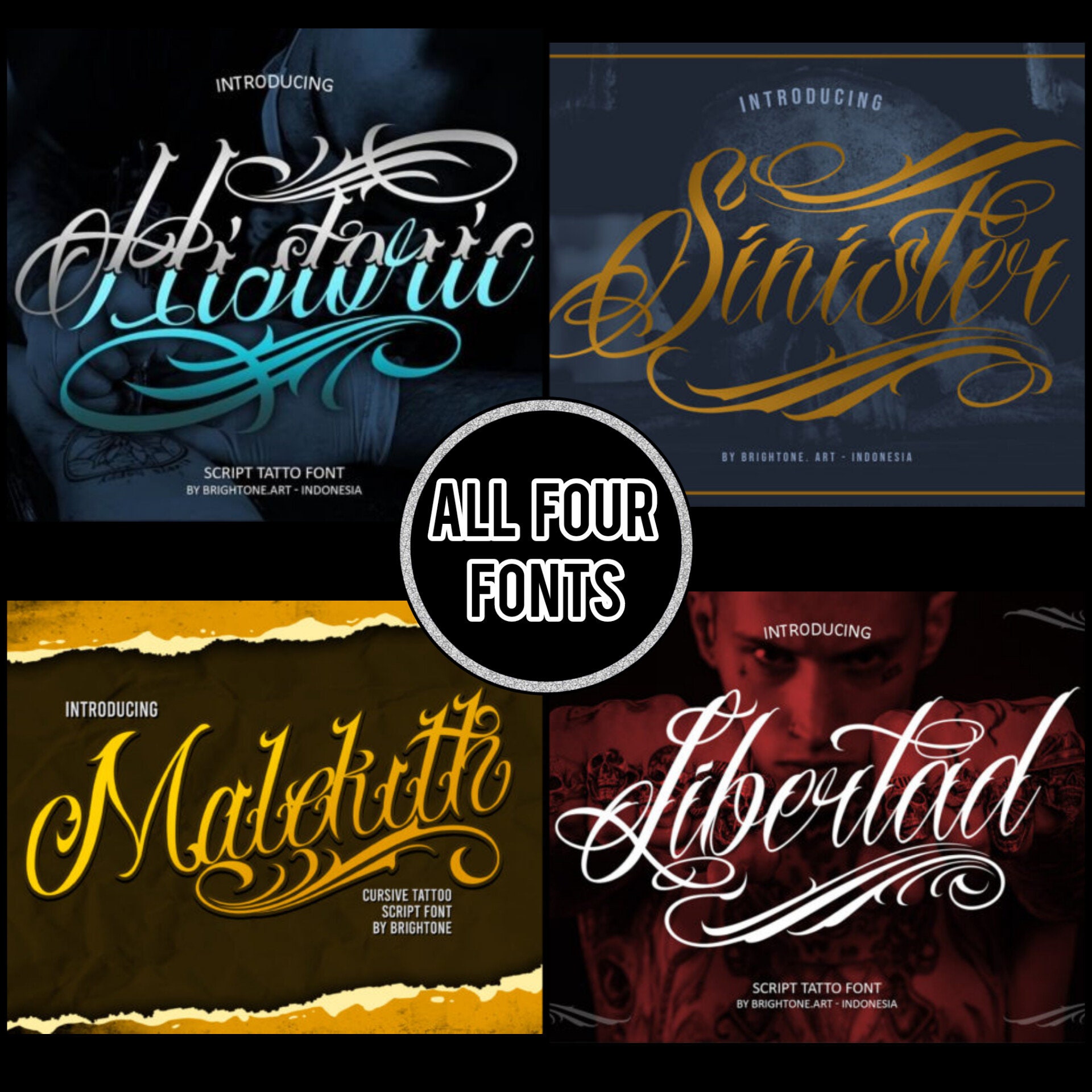 Historic Font, Sinister Font, Libertad Font, Malekith Font, Chicano ...
