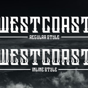 Westcoast Font, West Coast Font - Etsy