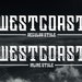 Westcoast Font West Coast Font - Etsy