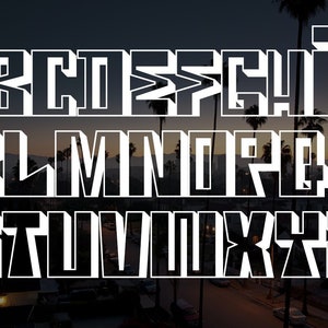 South Central Font - Etsy