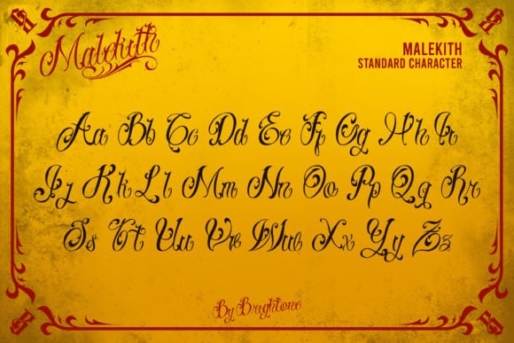 Historic Font, Sinister Font, Libertad Font, Malekith Font, Chicano ...
