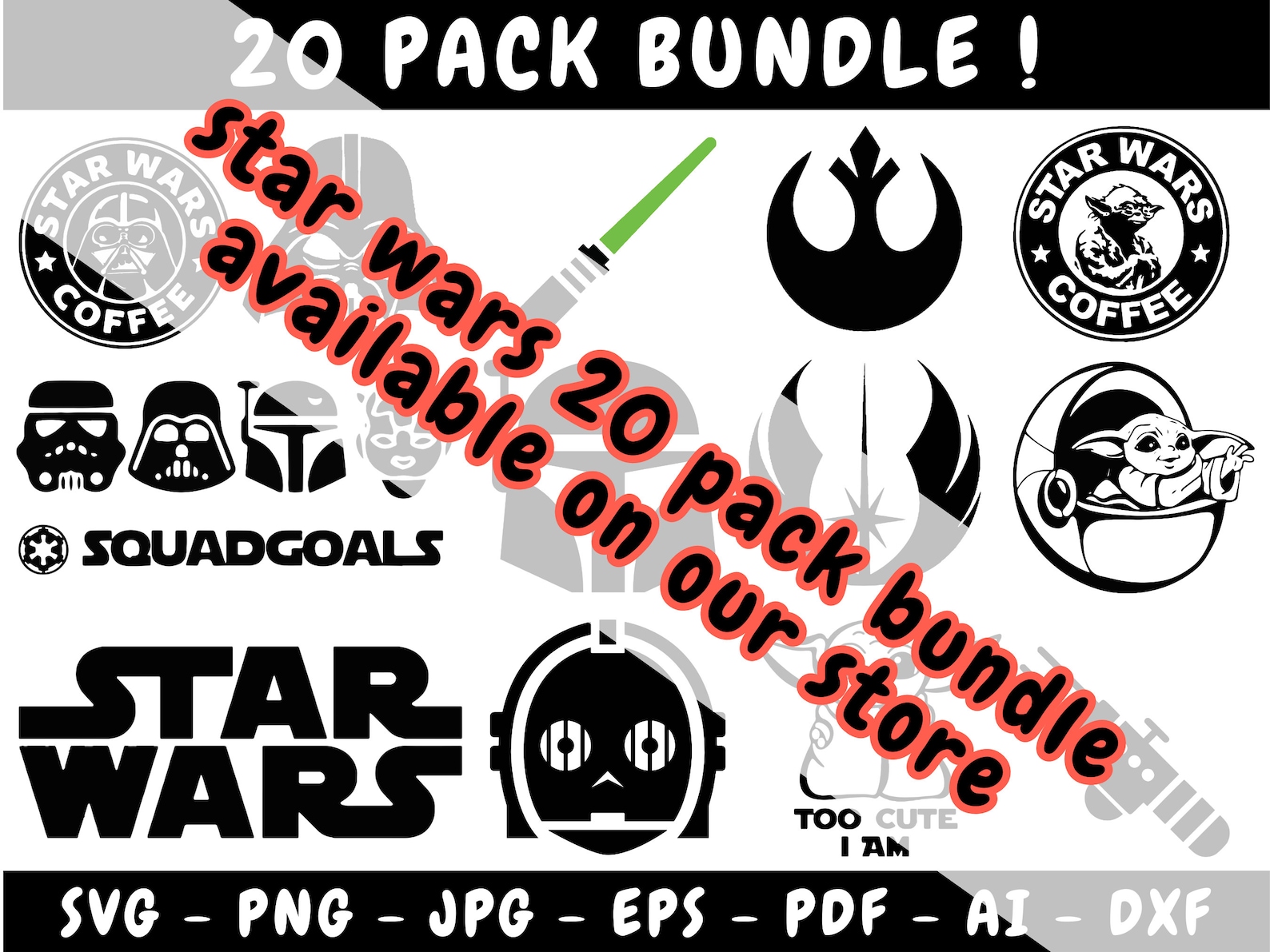 Star Wars Font Ttf, Star Wars Alphabet, Star Wars Jedi Alphabet TTF ...