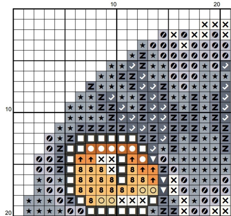 Cat Cross Stitch Pattern PDF Set of 4 Tiny Cross Stitch Cute Animal ...