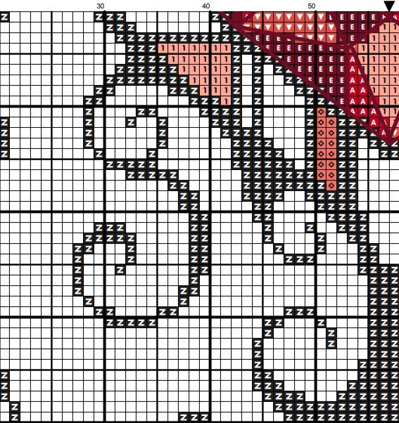 Red Heart Cross Stitch Valentines Cross Stitch Pattern Gothic Cross ...