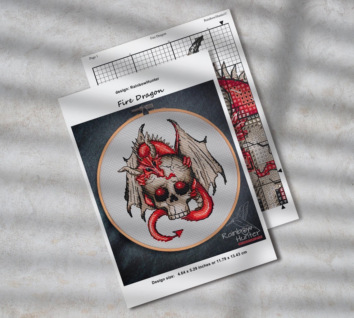 Vampire Cross Stitch, Skull With Top Hat Cross Stitch Pattern PDF ...