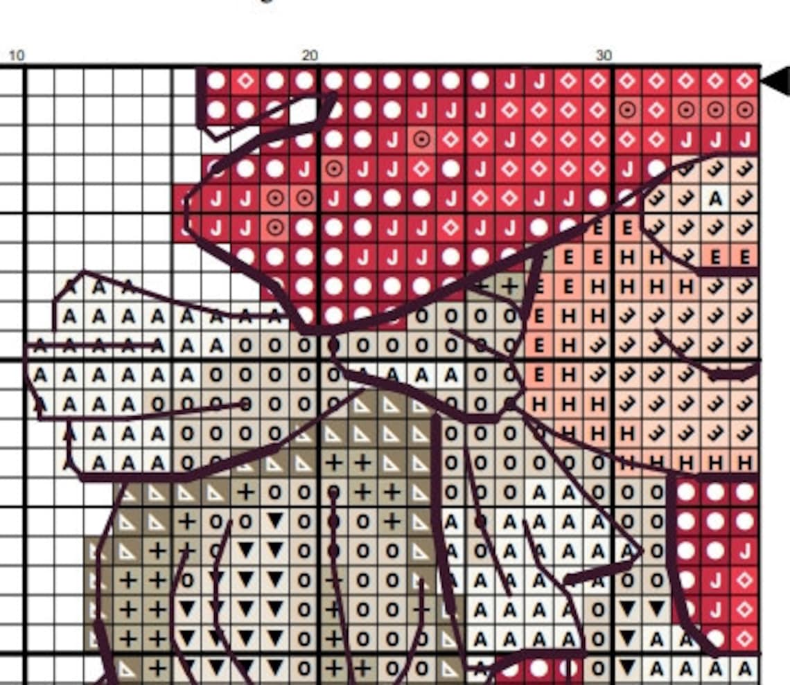 Cross Stitch Gnome Girl Set of 2 Berry Gnome Cross Stitch Pattern PDF ...