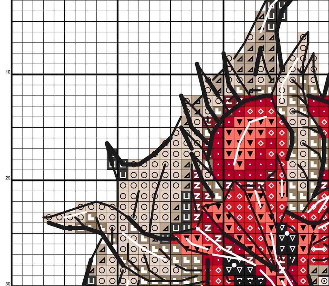 Witch Cross Stitch Pattern PDF Witchcraft Embroidery Black - Etsy