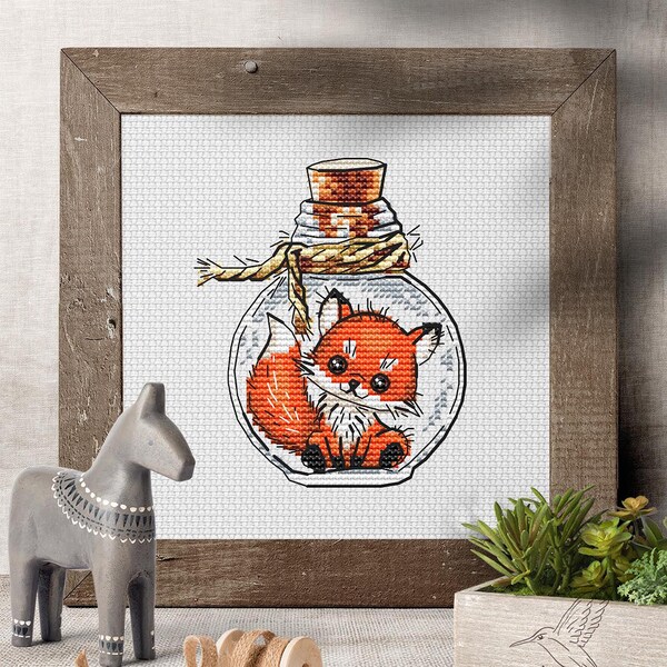 Fox Cross Stitch - Etsy