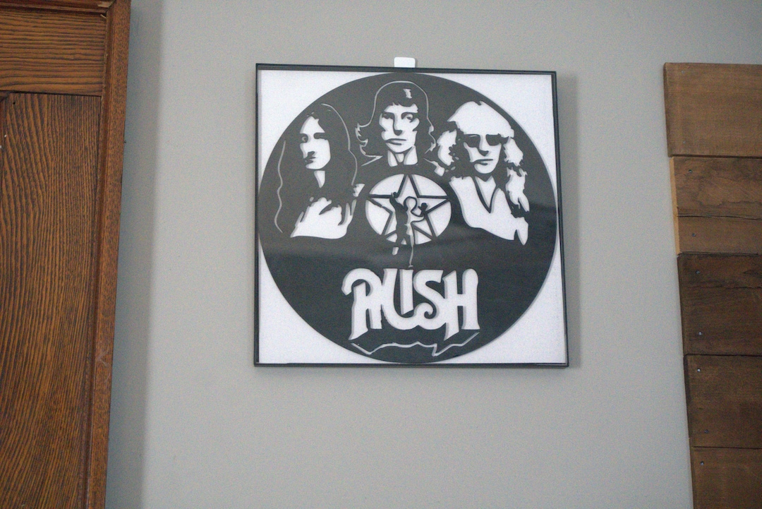 Rush Band Record Art: Laser Cut Starman Logo Wood Wall Decor - Etsy