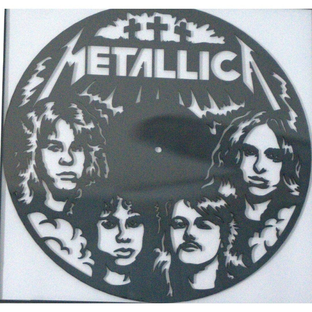 Laser Cut Heavy Metal Wood Sign: Classic Rock Man Cave Decor - Etsy
