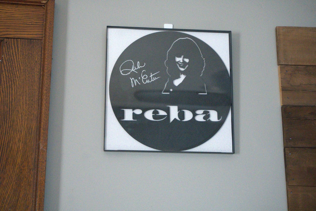 Reba Mcentire Record Wall Art | Country Music Decor | Laser Cut Wood ...