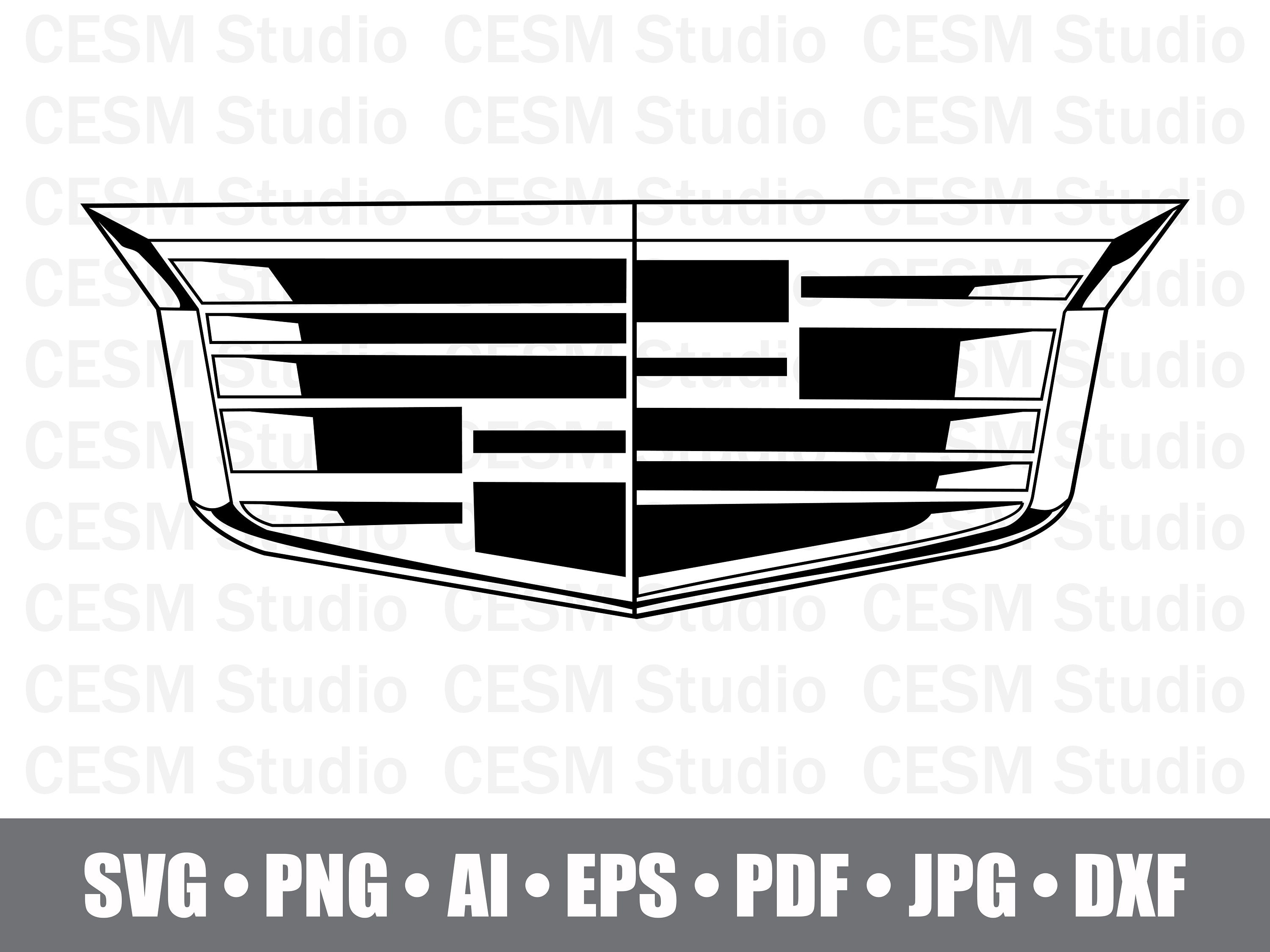 Cadillac Svg. Cricut Cut File. Car Clipart. Silhouette. Decal. - Etsy UK