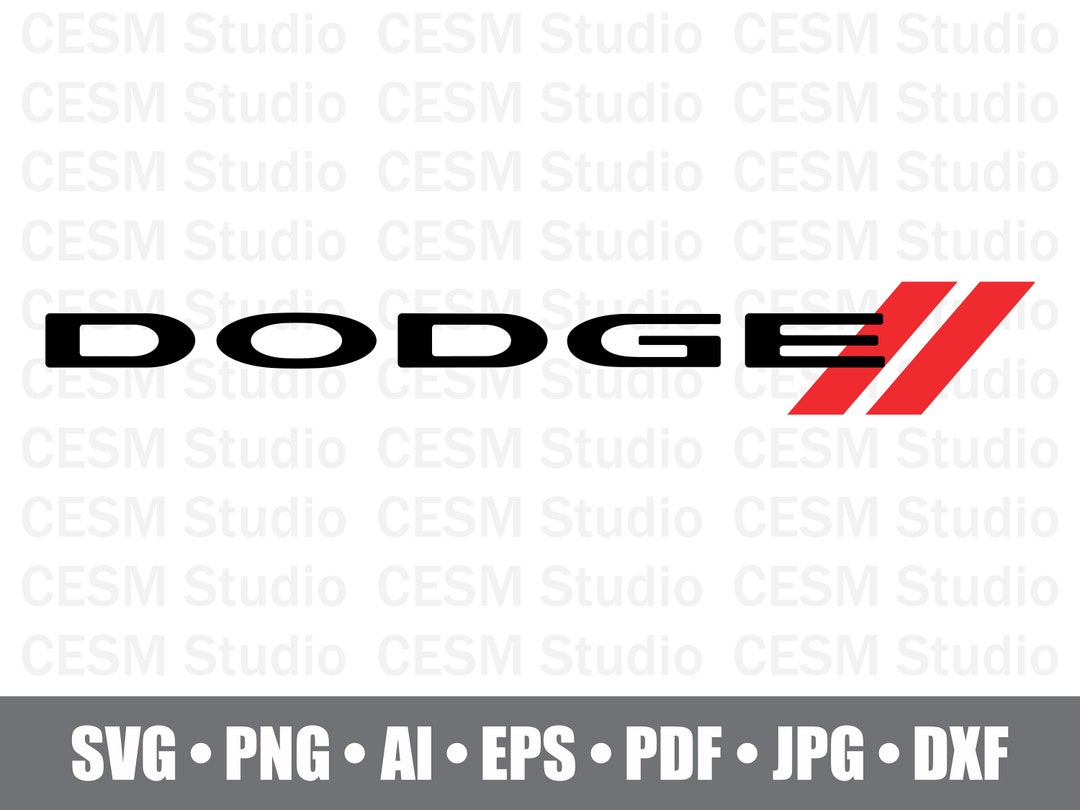 Dodge Svg. Cricut Cut File. Car Clipart. Silhouette. Decal. - Etsy