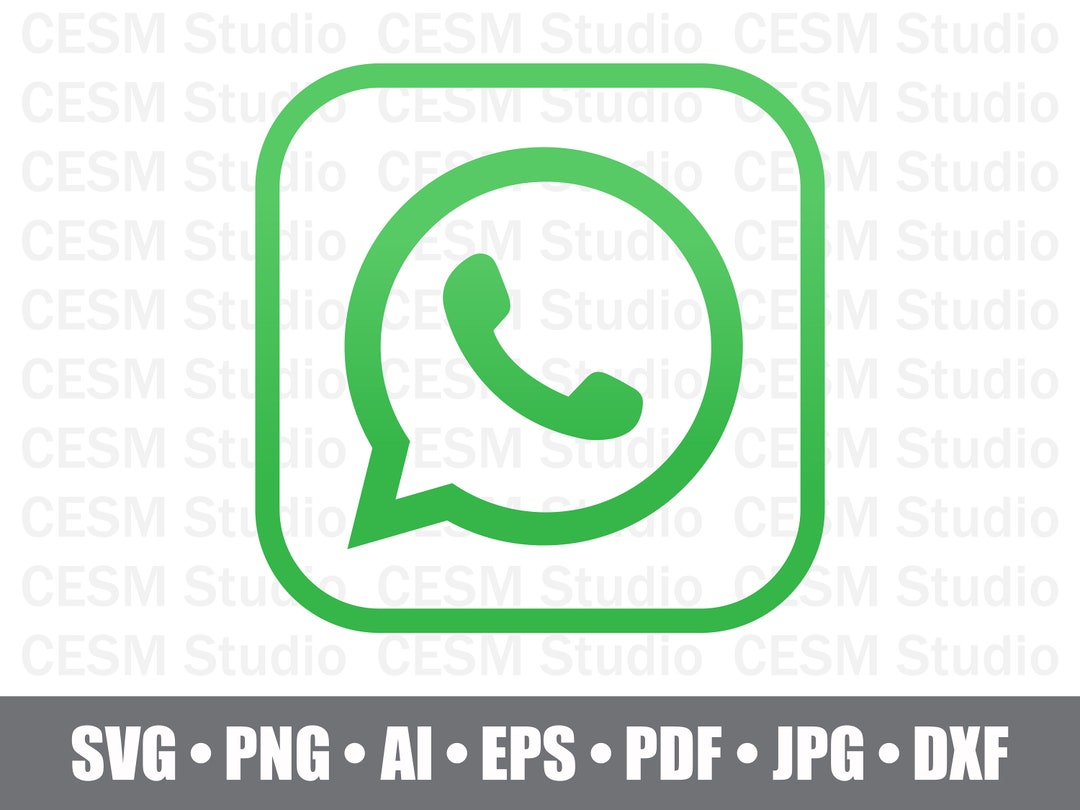 Whatsapp SVG Whatsapp SVG Whatsapp PNG Whatsapp Dxf - Etsy