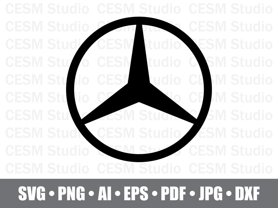 Mercedes Benz SVG. Cricut Cut File. Car Clipart. Silhouette. - Etsy