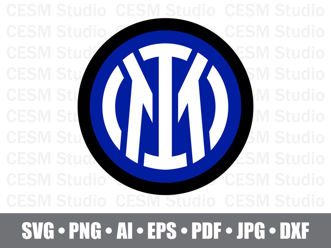 Inter Milan SVG Sign. Cricut Cut File. Football Clipart. - Etsy UK