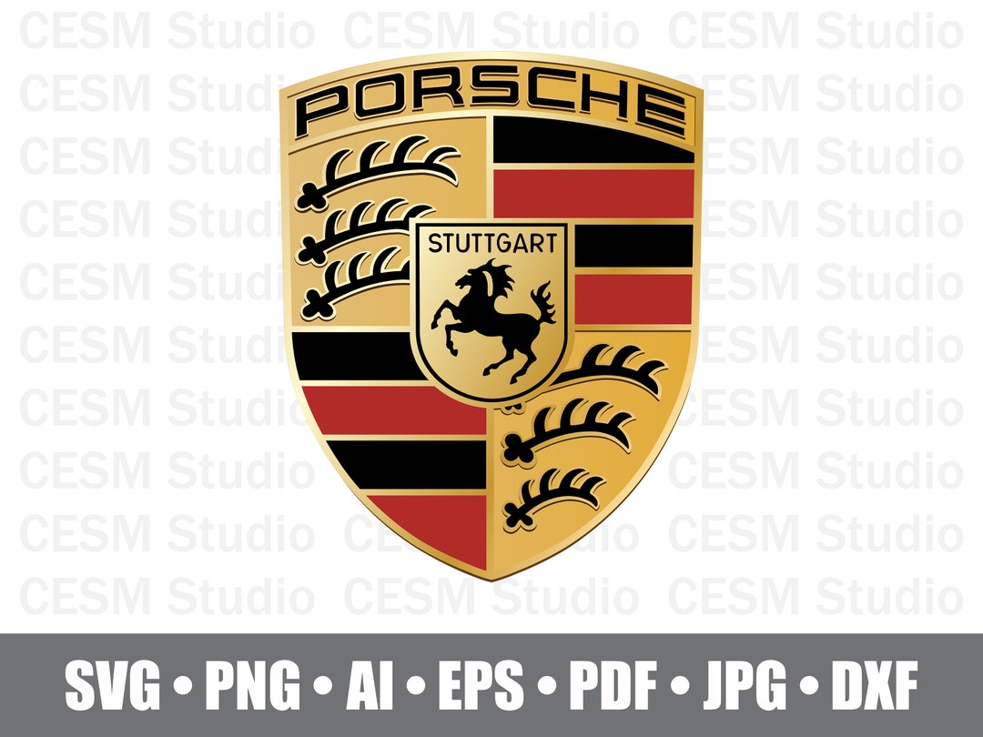 Porsche Svg Cricut Cut File Car Clipart Silhouette Decal Etsy