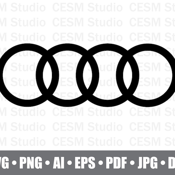 Silhouette Audi Svg - Etsy