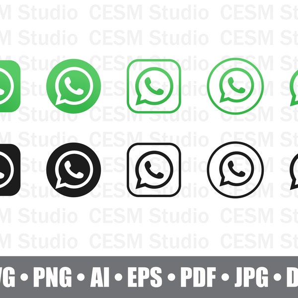 Whatsapp Svg - Etsy