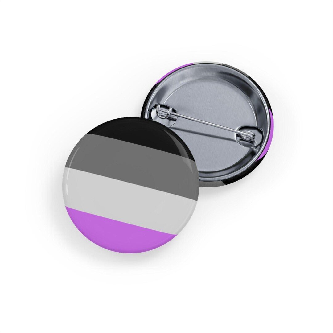 Ace Pride Flag Pin (4 Sizes) - Asexuality LGBTQIA+ Button Badge for ...