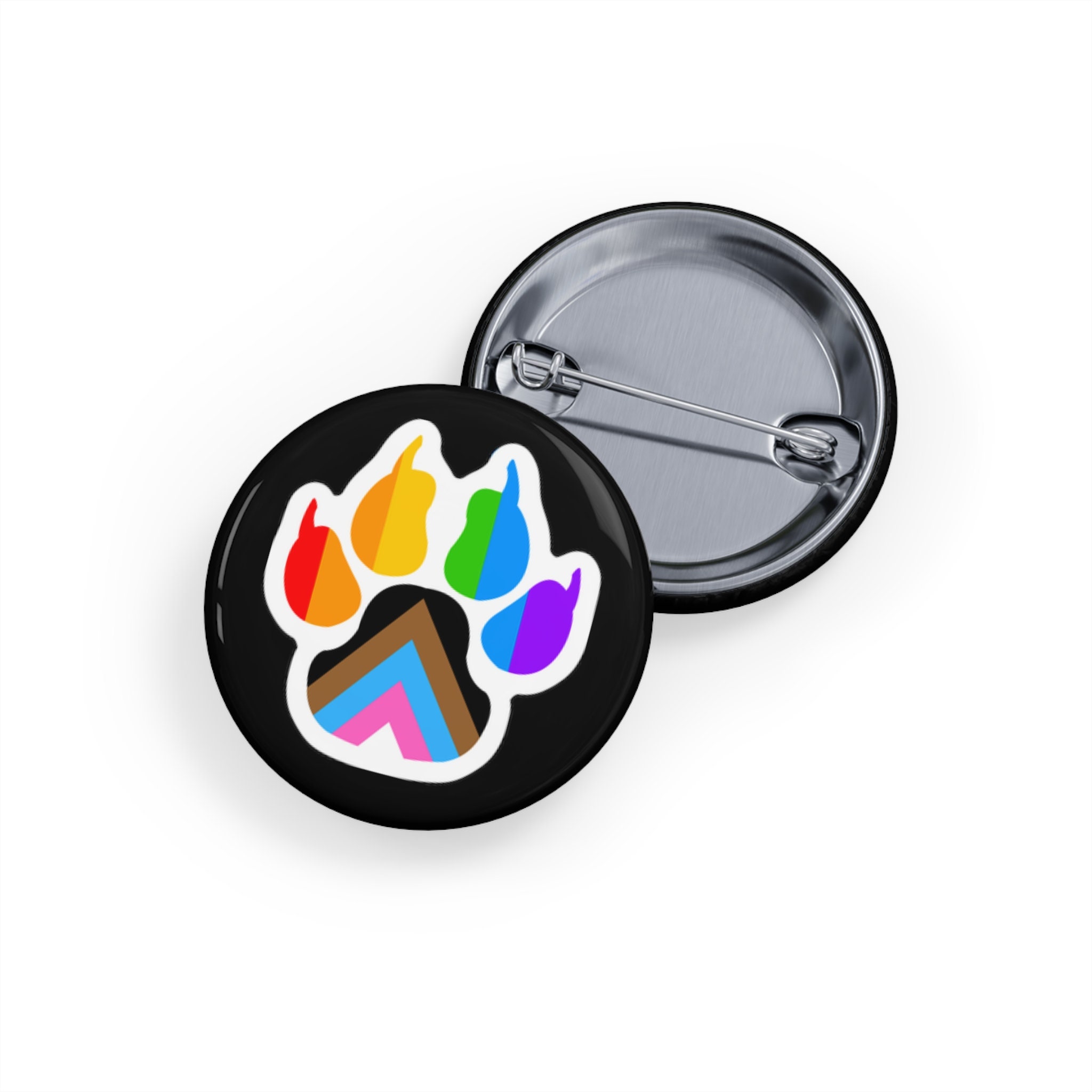 LGBTQIA Pride Paw Flag pin/badge Furry Pride LGBT - Etsy
