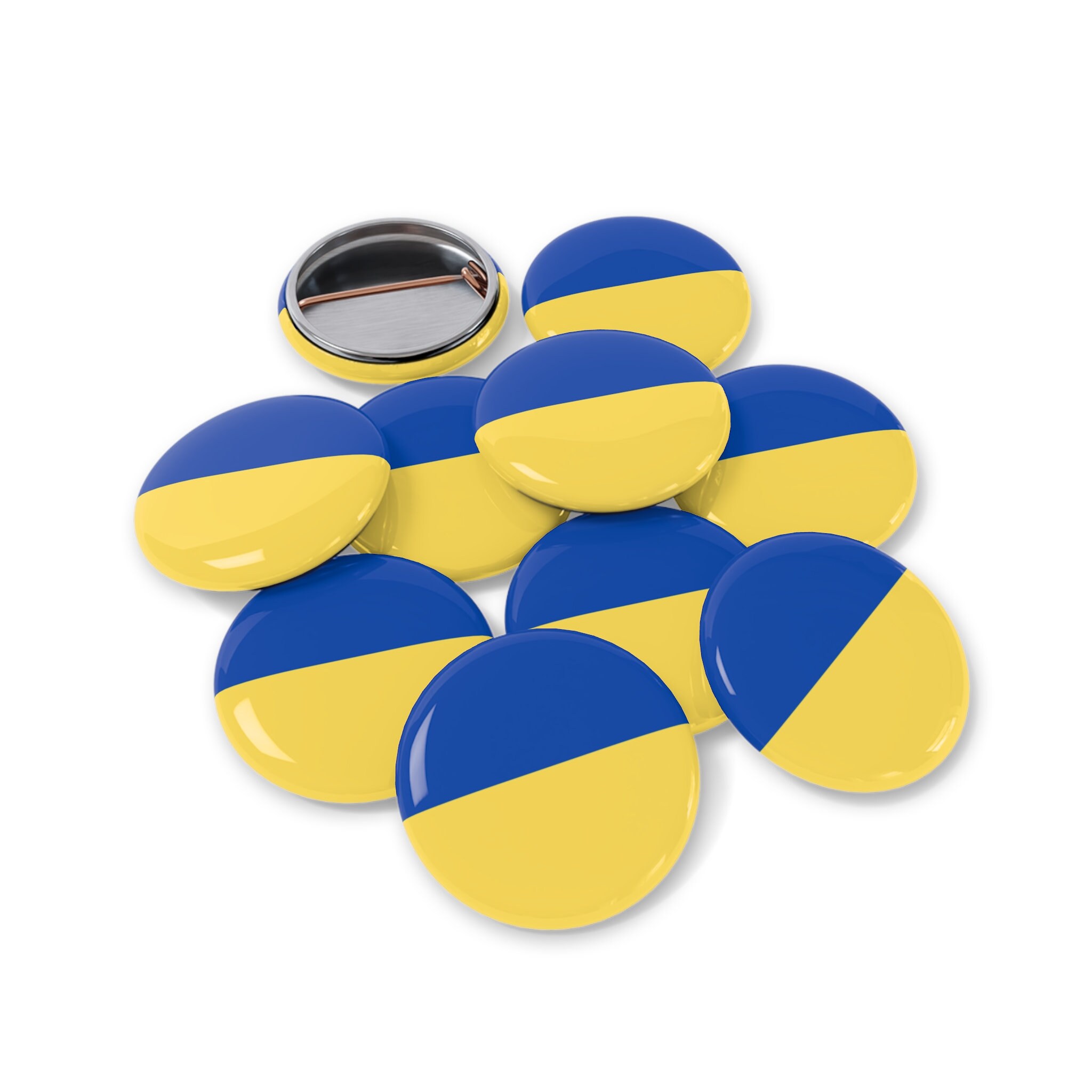Ukrainian Flag pin/button - Etsy