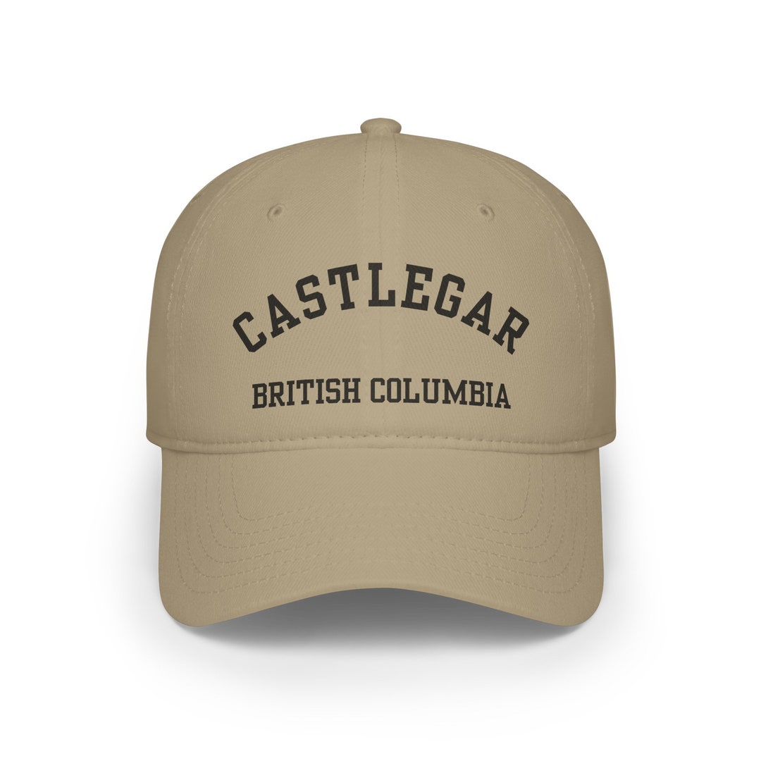 Castlegar, British Columbia - Black Font (low Profile Baseball Cap) - Etsy