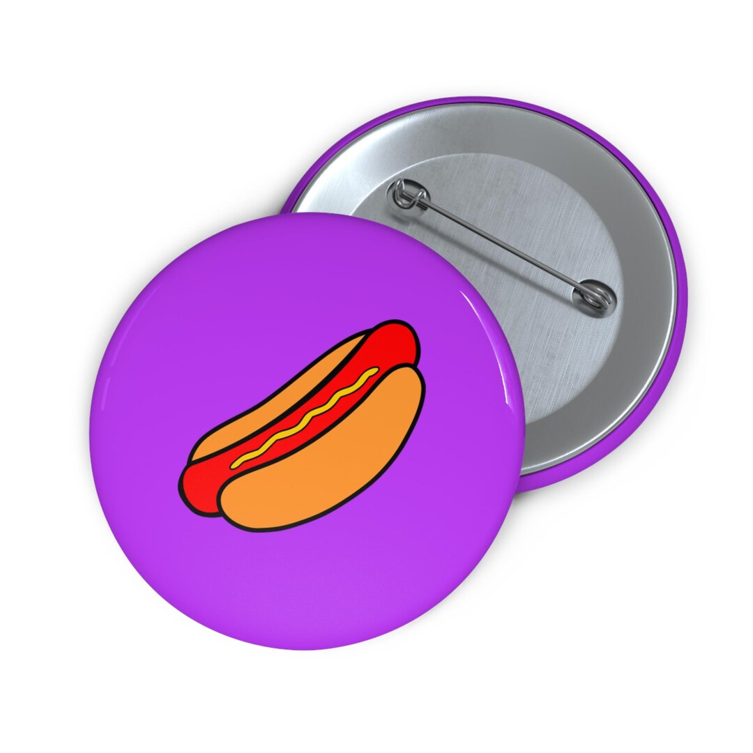 Hot Dog Pin/button - BBQ Accessory for Food Lovers, Grill Masters ...