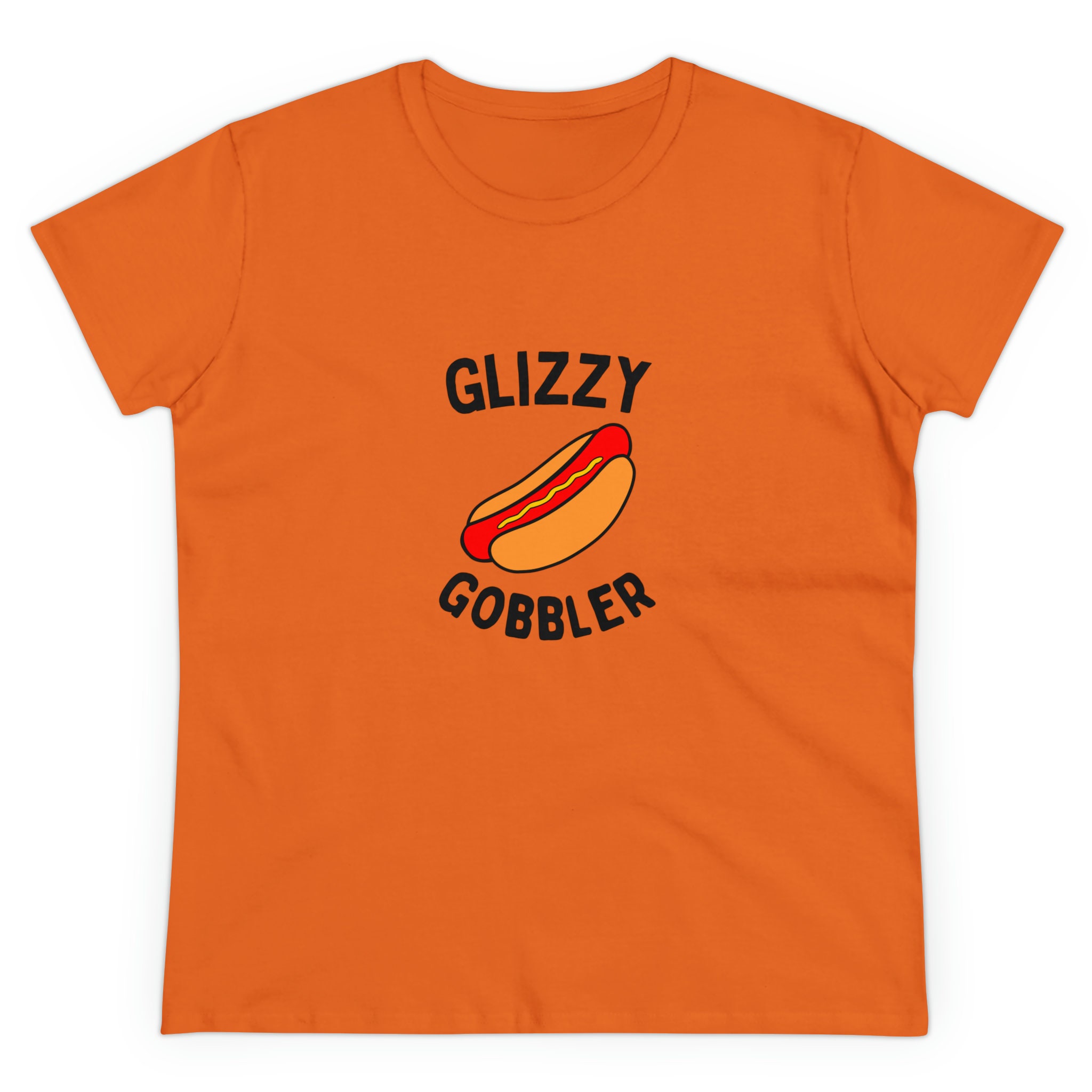 Glizzy Globber Black Font women's Midweight Cotton Tee - Etsy