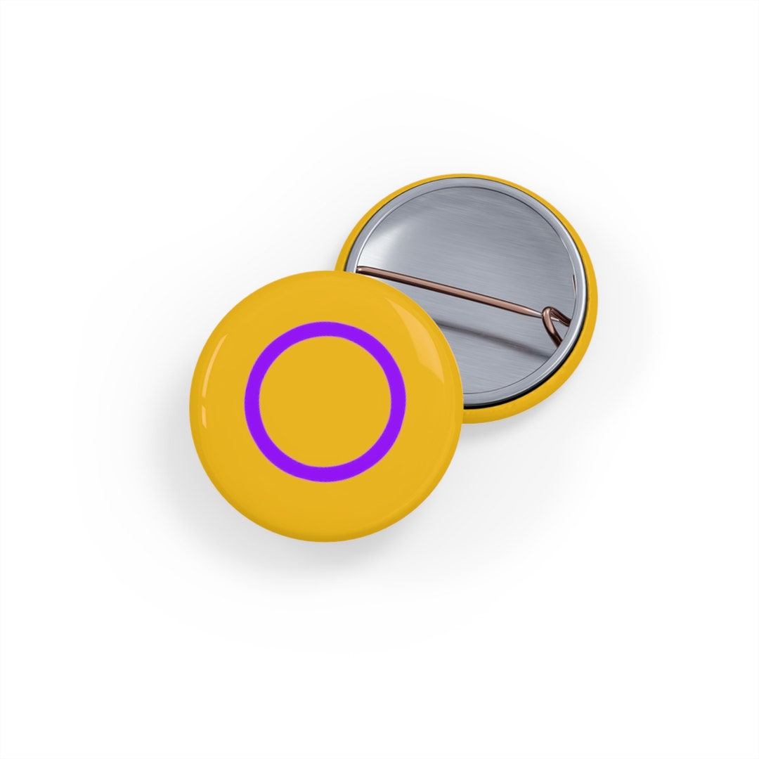 Intersex Pride Pin Button Etsy