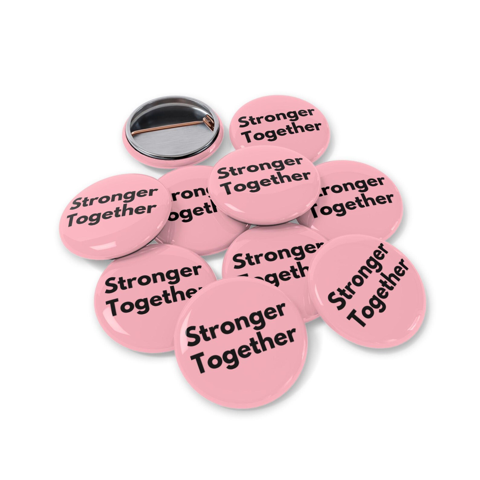 Stronger Together (pin/button) Allyship, Community Inclusivity ...