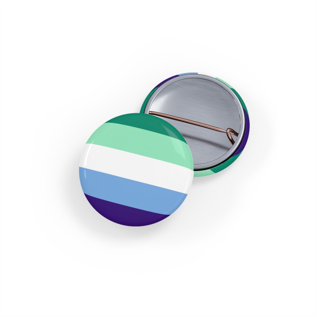 Gay / MLM Pride (pin/button) Lgbt Lgbtqia Homosexual Male Flag Badge - Etsy