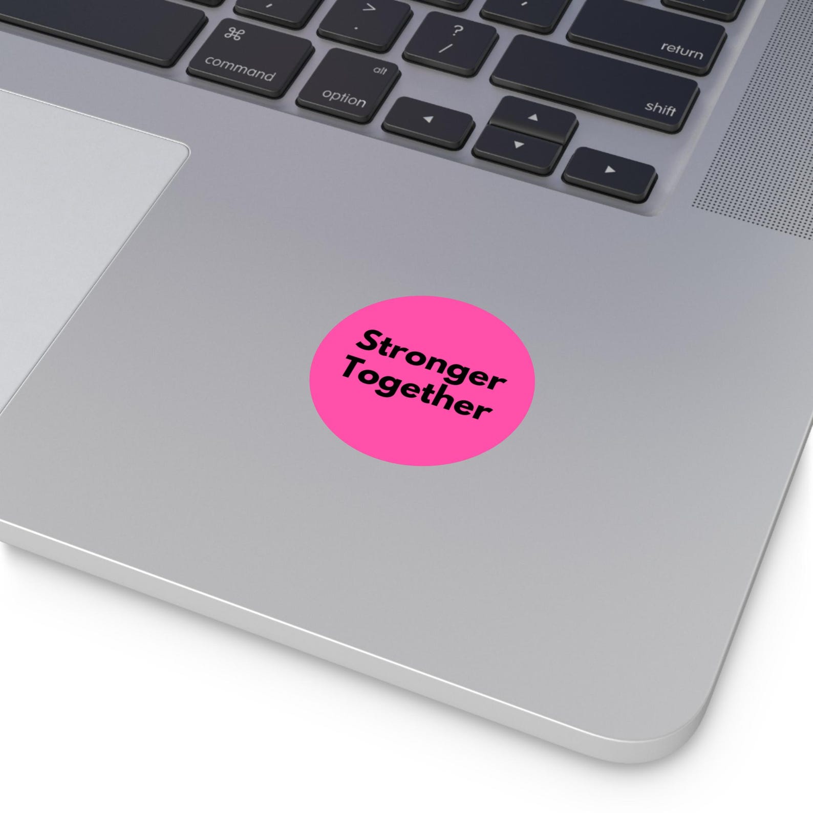 Stronger Together (round Vinyl Sticker) - Unity, Pride, Diversity ...
