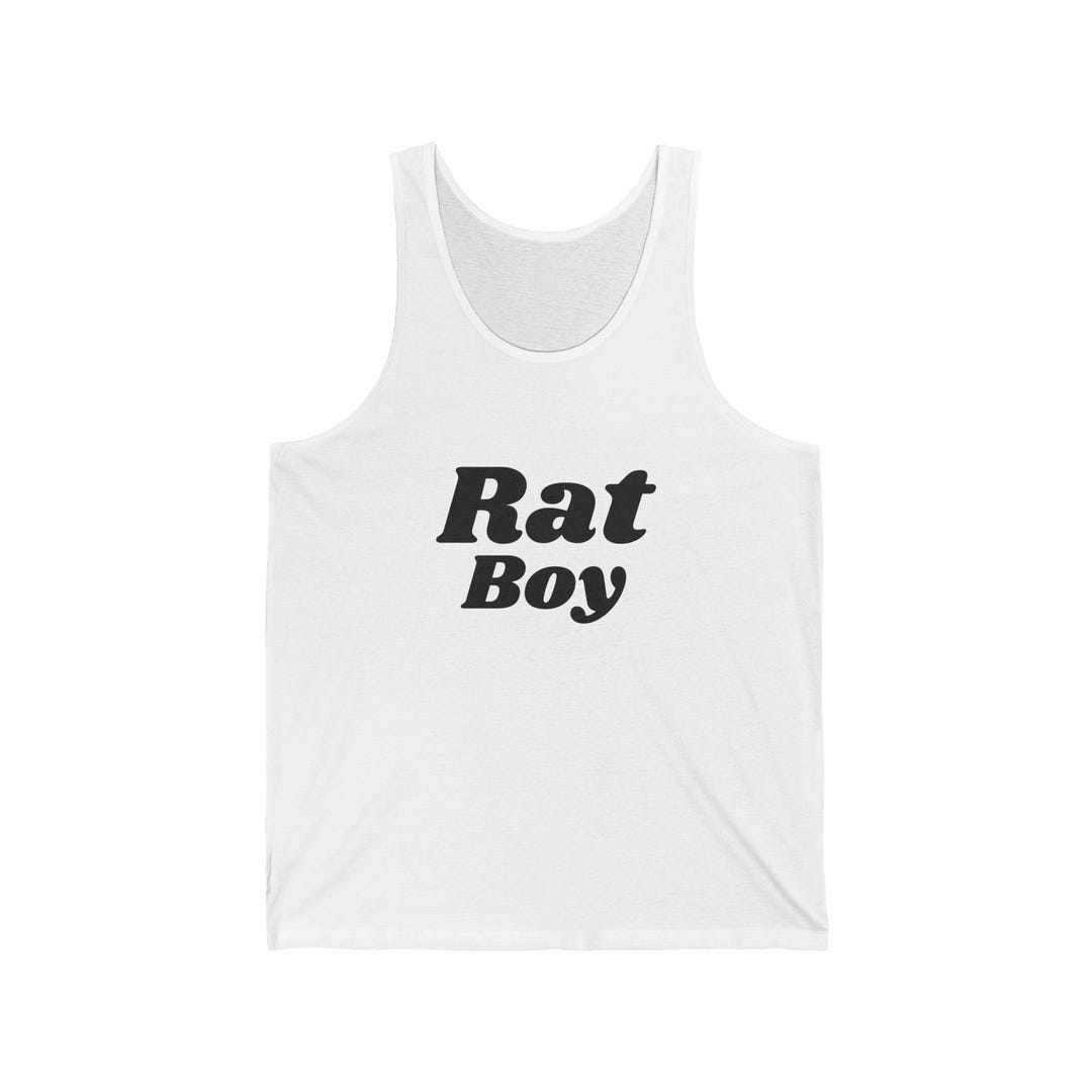 Rat Boy (jersey Tank Top) - Black Font, Gym Muscle Shirt - Vermincore ...