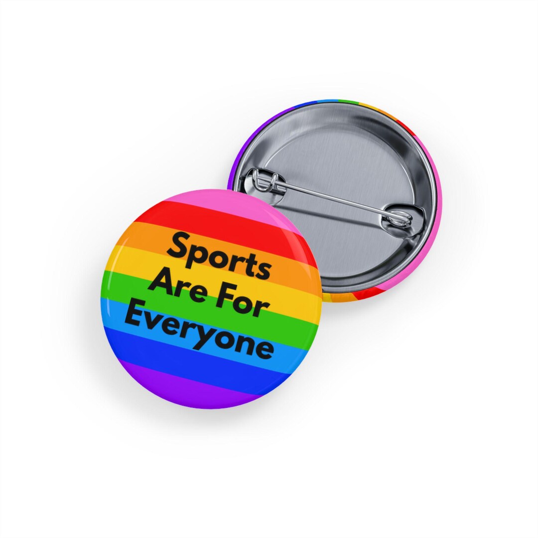 Sports Are for Everyone (button/pin, 4 Sizes) Inclusivity, Diversity ...