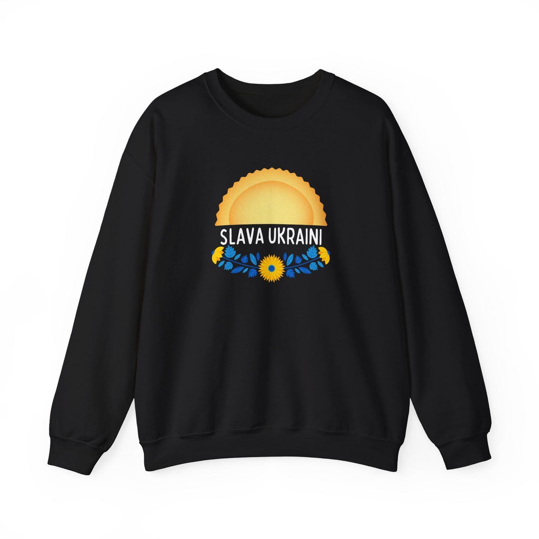 Slava Ukraini - Varenyky/perogie/pierogi (unisex Heavy Blend Crewneck ...