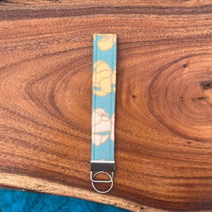 Palaka Key Fob: Hawaiian Print Cotton Wristlet - Etsy